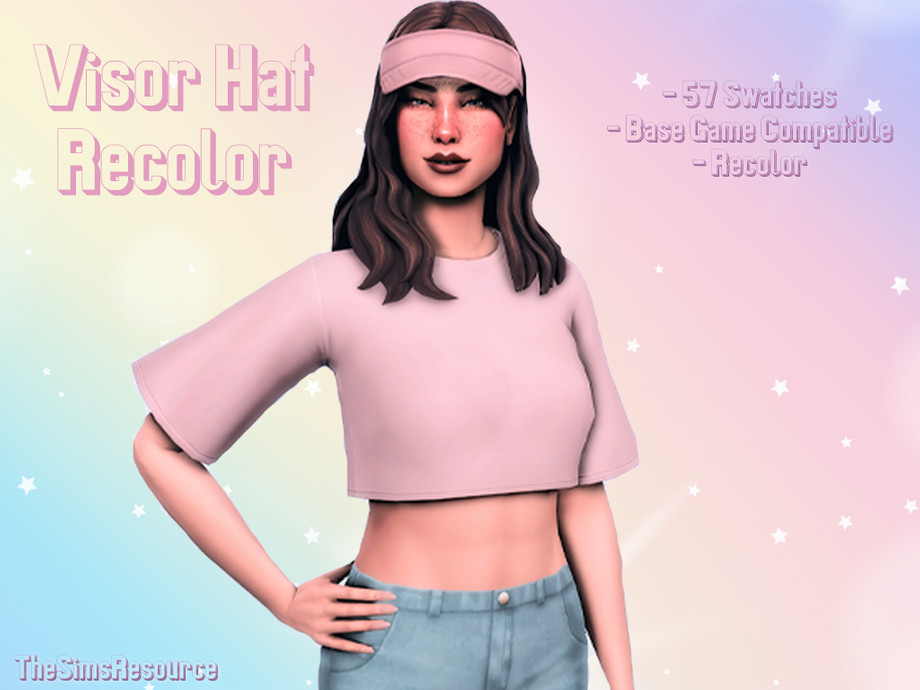 The Sims Resource | Visor Hat Recolor
