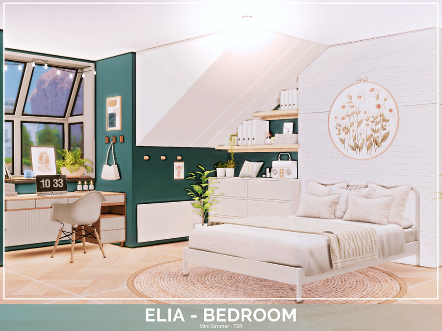 The Sims Resource - Elia Bedroom - TSR Only CC