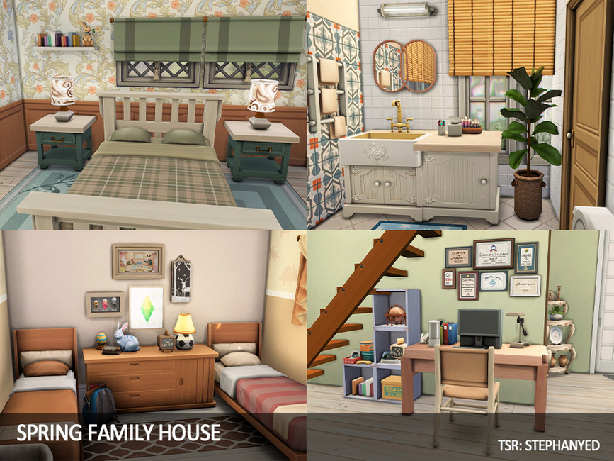 The Sims Resource - Spring Family House