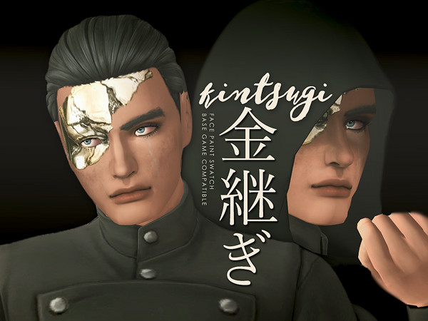 The Sims Resource | KINTSUGI - face mask