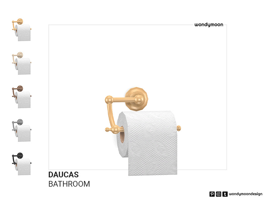 The Sims Resource - Daucas Toilet Paper Holder