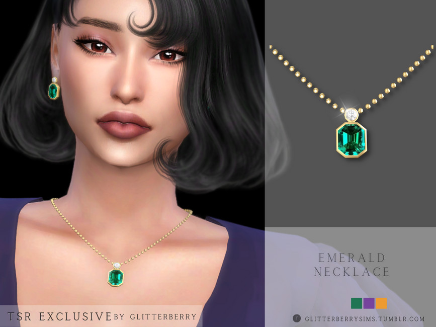 The Sims Resource - Emerald Necklace