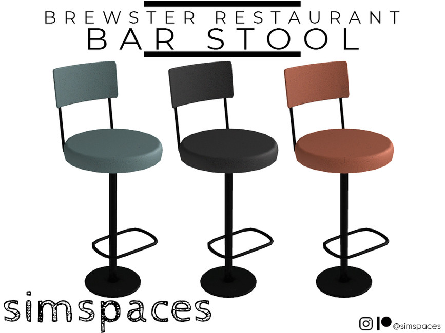 The Sims Resource - Brewster Restaurant - bar stool