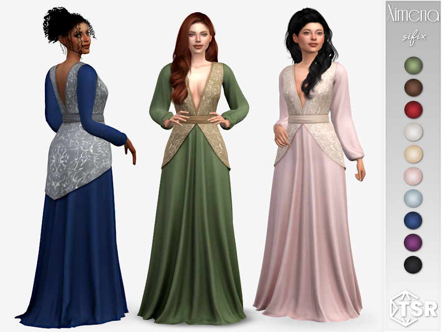 The Sims Resource - Ximena Dress