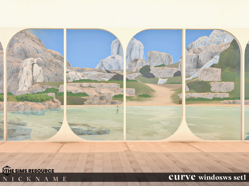 The Sims Resource - curve windows set 1