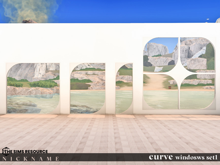 The Sims Resource - curve windows set 1