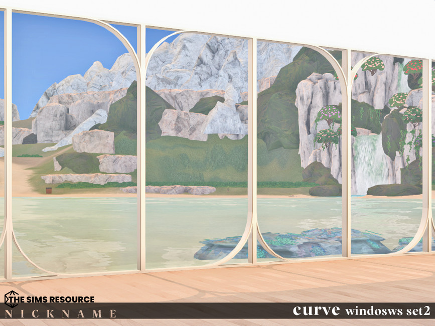 The Sims Resource - curve windows_set2