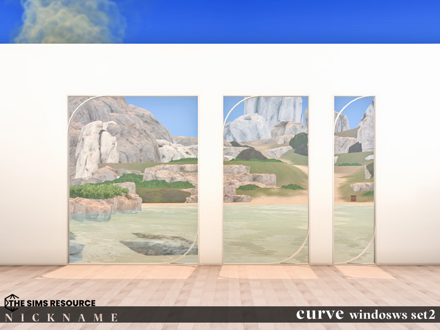 The Sims Resource - curve windows_set2