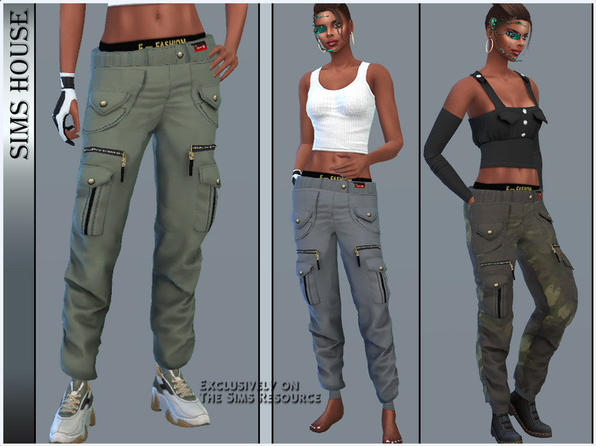 The Sims Resource - WOMEN'S PANTS WITH POCKETS