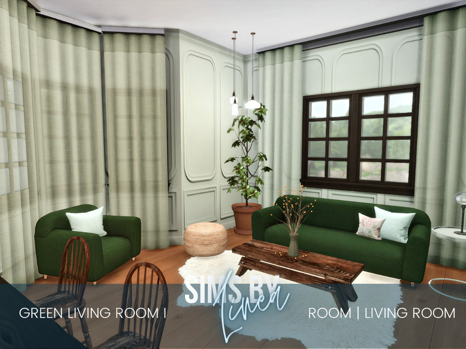The Sims Resource | Green Living Room I