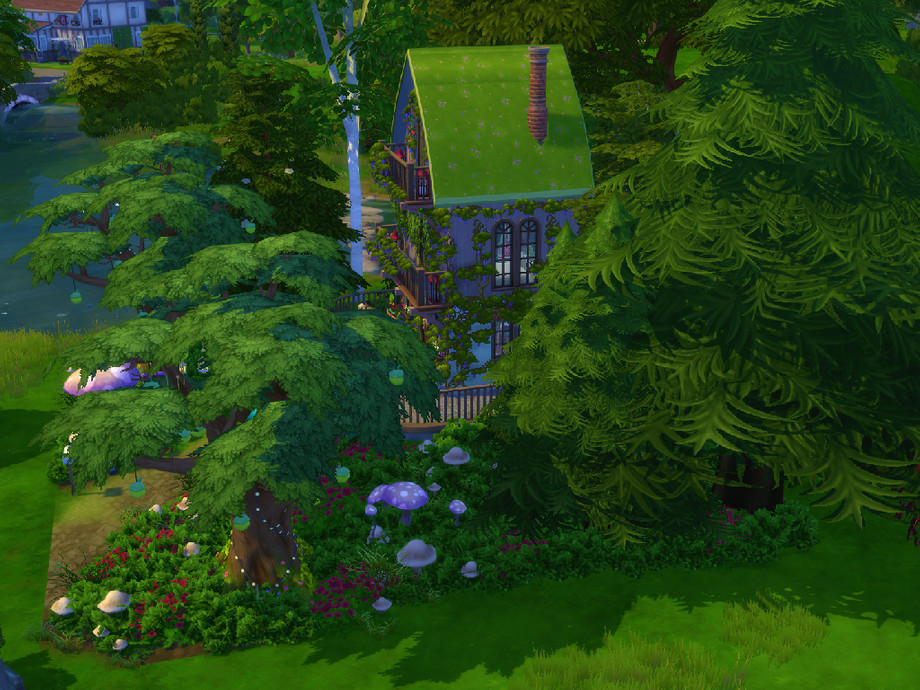 The Sims Resource - Bramblewood Forest Cottage no cc