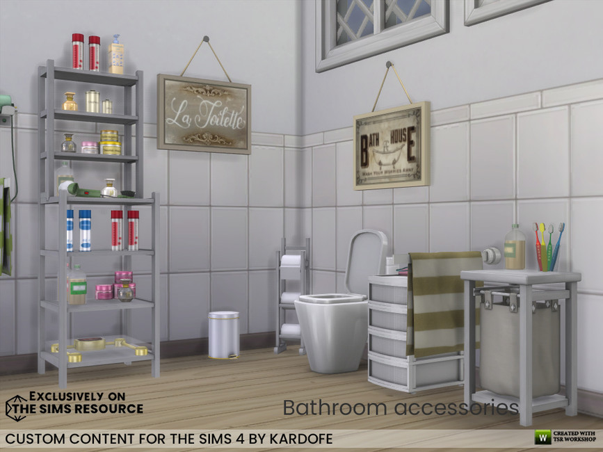 The Sims Resource - Bathroom accessories