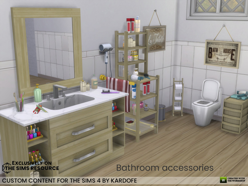 The Sims Resource - Bathroom accessories