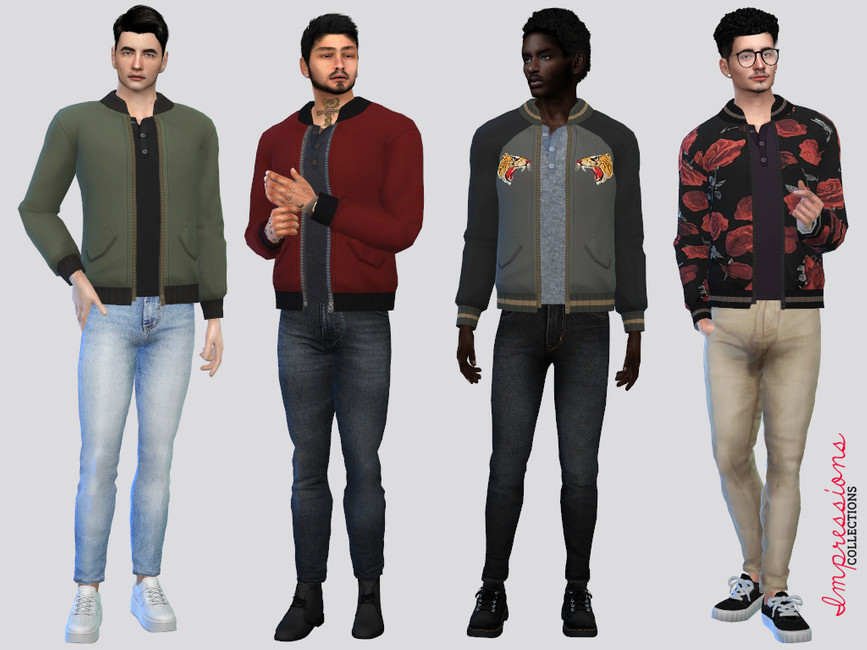 The Sims Resource - Dustin Bomber Jacket