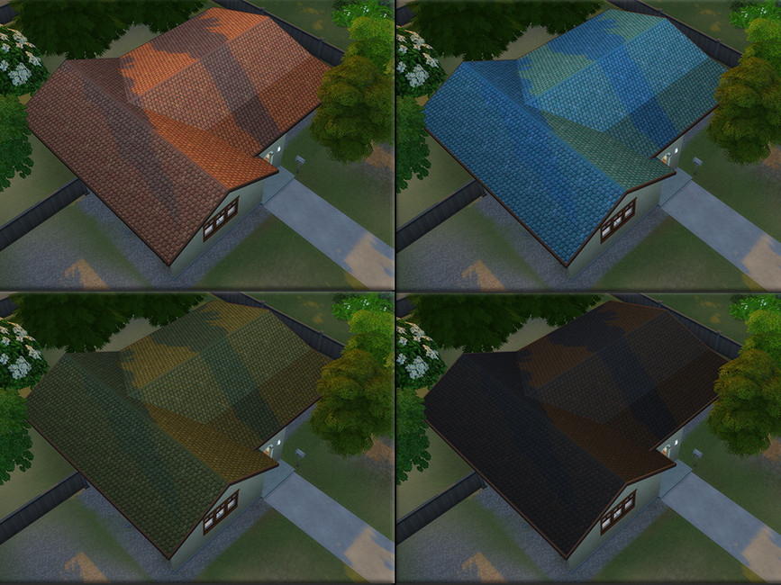 The Sims Resource - Slightly Worn Roof