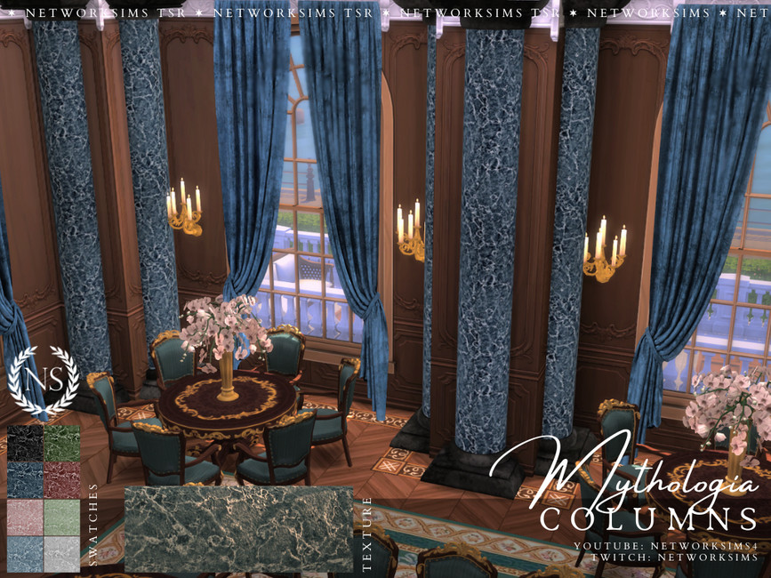 The Sims Resource - Mythologia Column Set