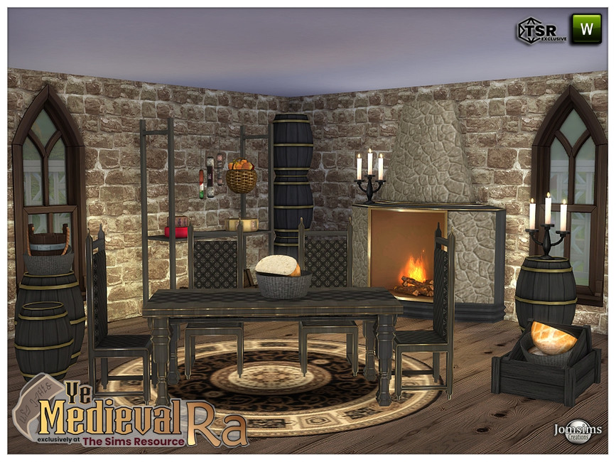 The Sims Resource - Ye Medieval Ra dining Room