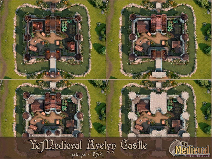 The Sims Resource - Ye Medieval Avelyn Castle / TSR CC Only