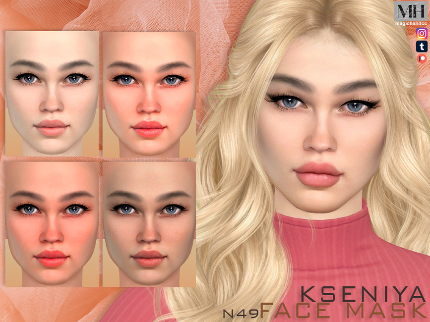 The Sims Resource - Kseniya Face Mask N49