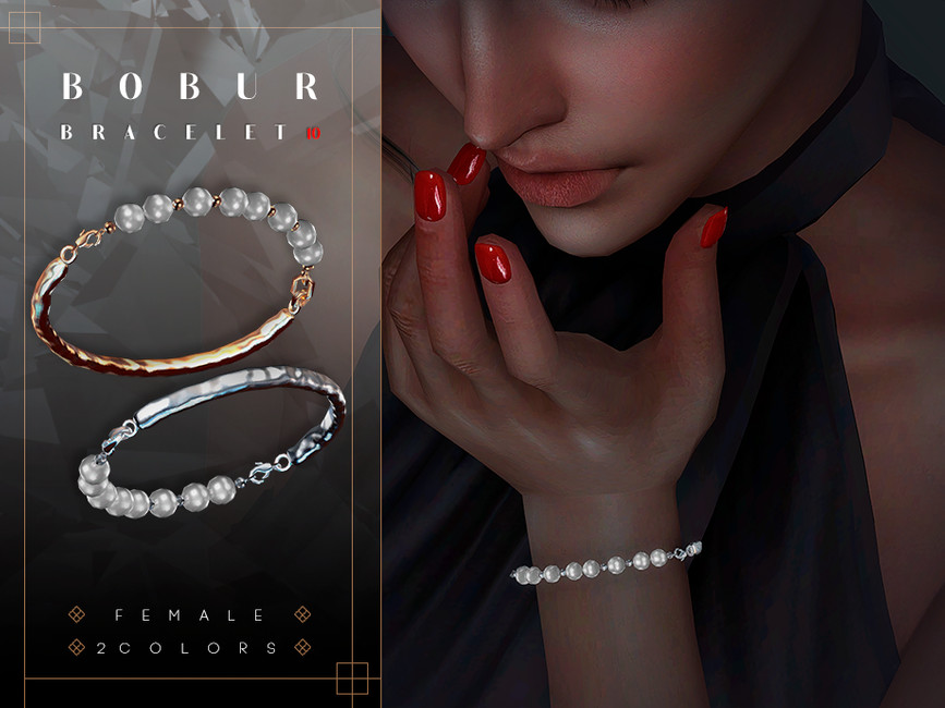 The Sims Resource - Pearl Bracelets L