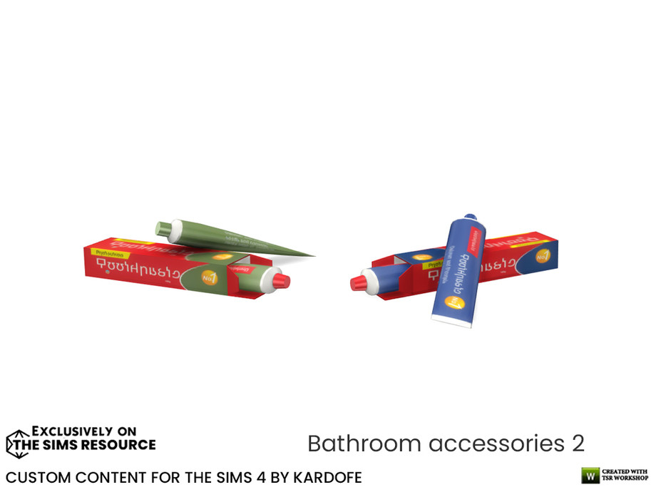 The Sims Resource | kardofe_Bathroom accessories_Toothpaste