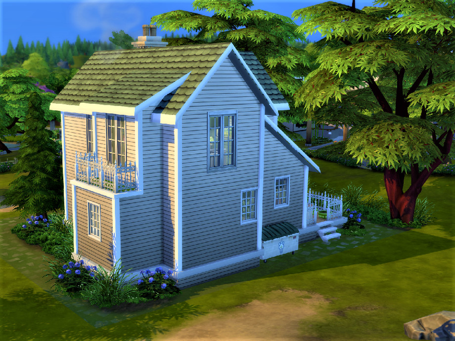 The Sims Resource | Tree Maples Cottage no cc