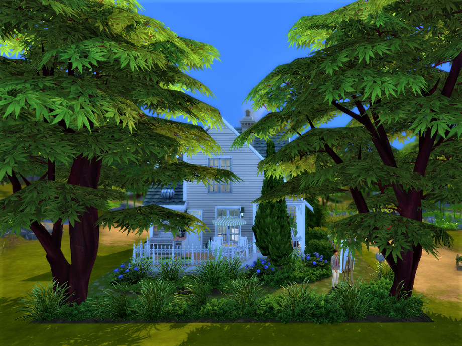 The Sims Resource | Tree Maples Cottage no cc