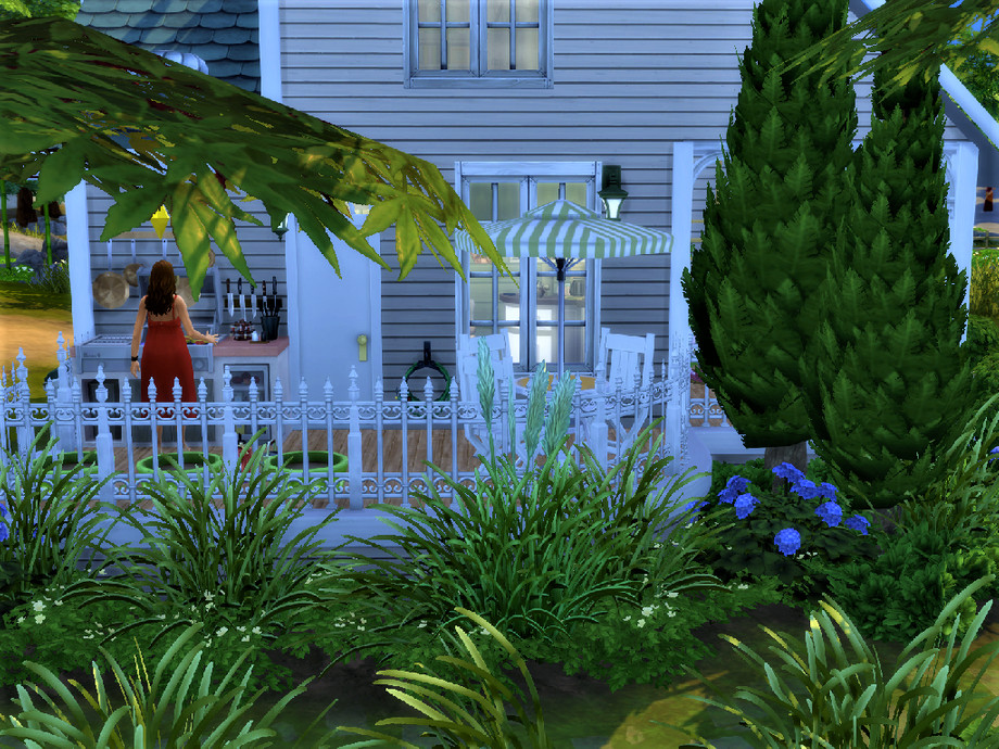 The Sims Resource | Tree Maples Cottage no cc
