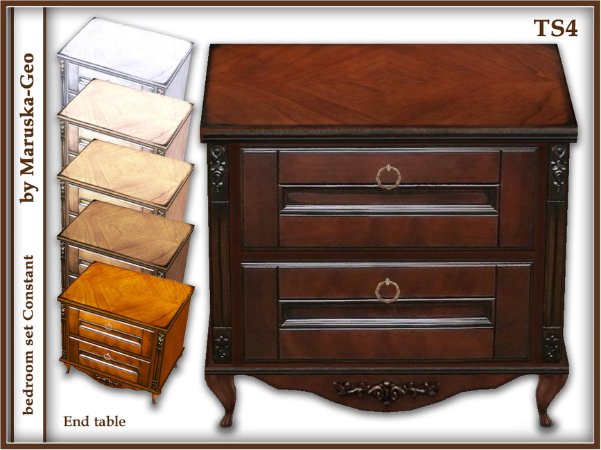 The Sims Resource - [bedroom Constant] end table