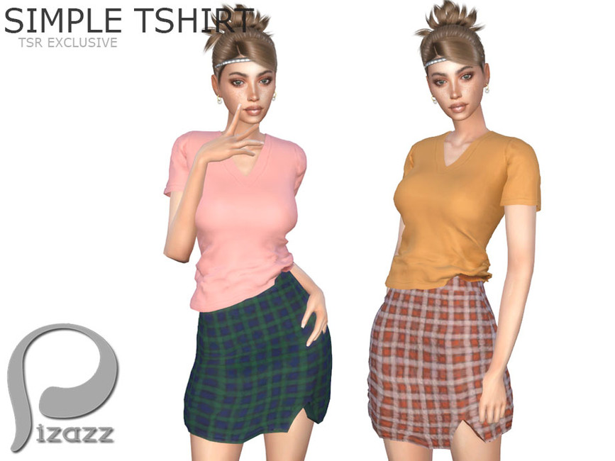 The Sims Resource - Simple Tshirt