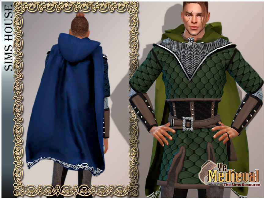 The Sims Resource - MEN'S HOODED CAP