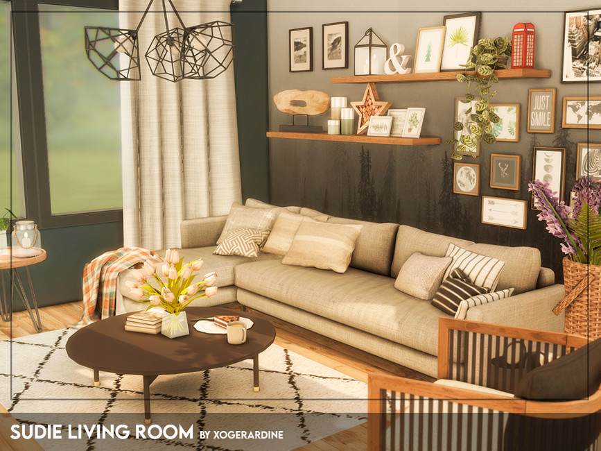 The Sims Resource - Sudie Living Room (TSR only CC)