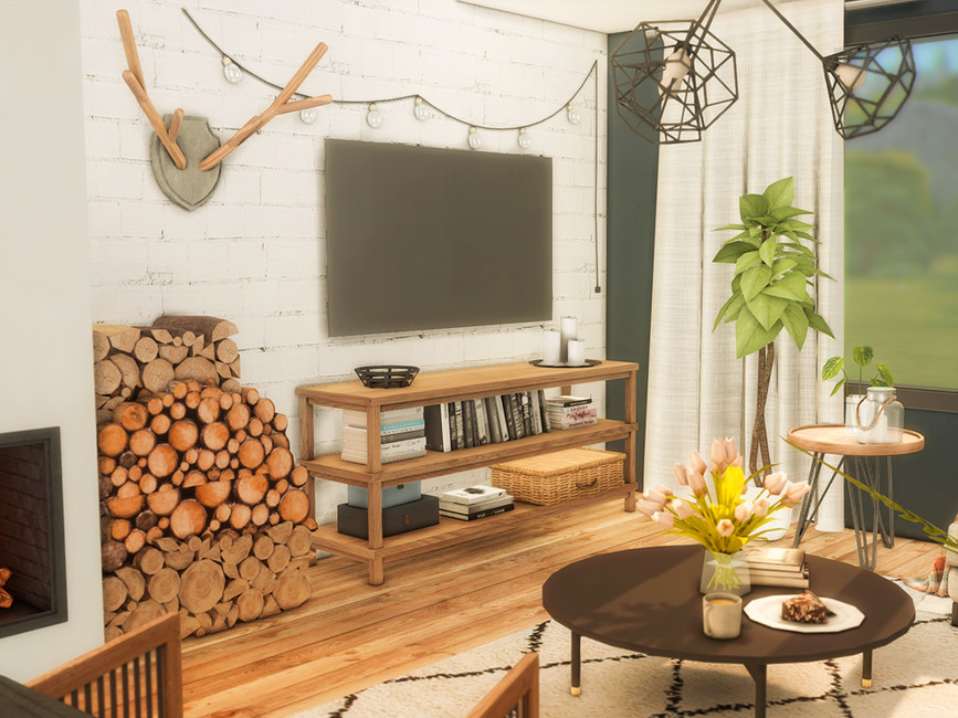 The Sims Resource - Sudie Living Room (TSR only CC)