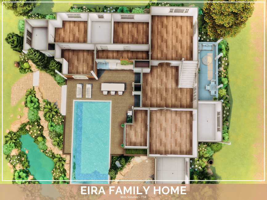 The Sims Resource - Eira Family Home - Shell (No CC)