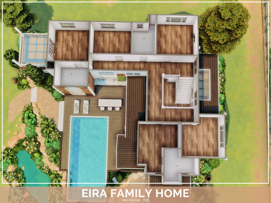 The Sims Resource - Eira Family Home - Shell (No CC)