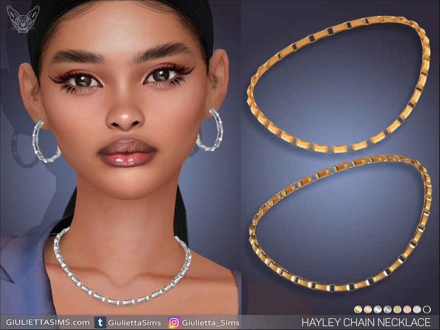 The Sims Resource - Hailey Chain Necklace