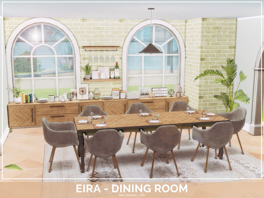 The Sims Resource - Eira Dining room - TSR Only CC