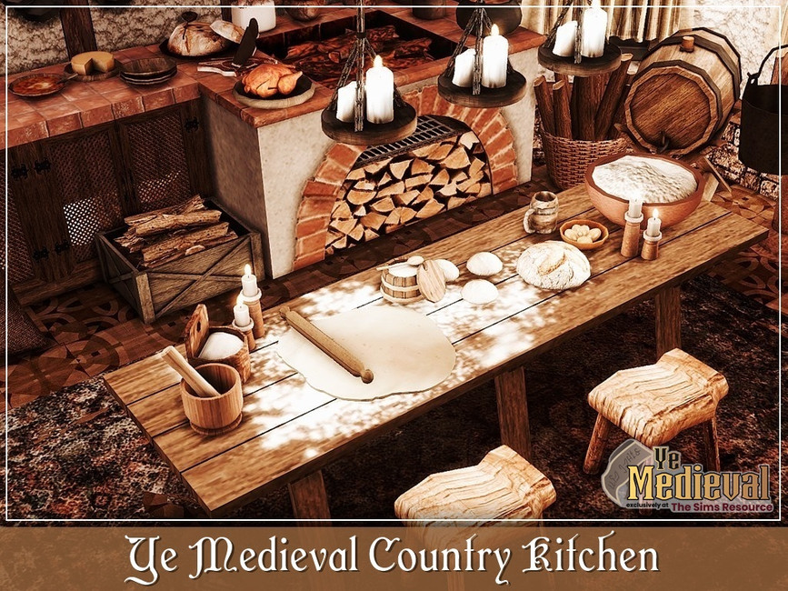 The Sims Resource - Ye Medieval Country Kitchen