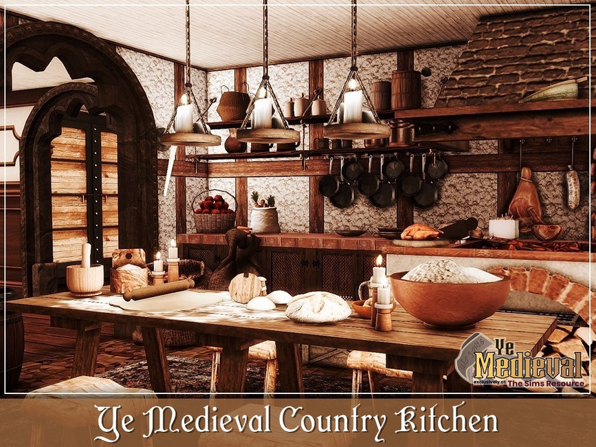 The Sims Resource - Ye Medieval Country Kitchen