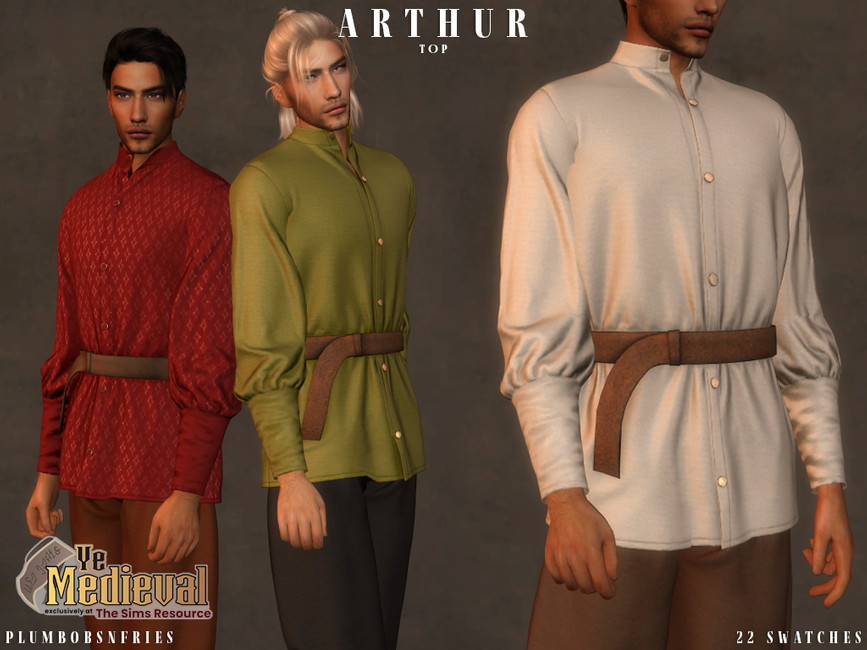 The Sims Resource - Ye Medieval - ARTHUR | top