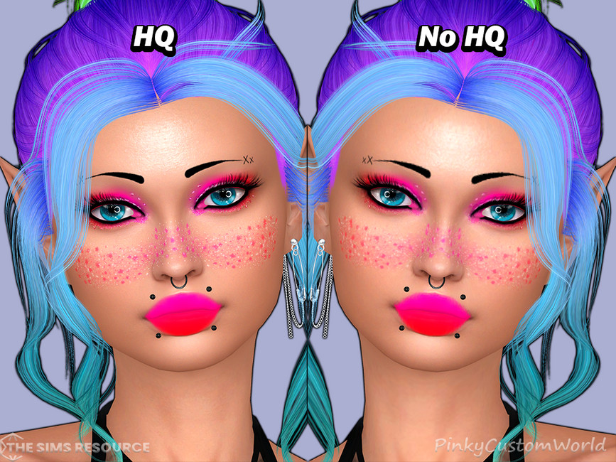 The Sims Resource - Makeup Set N2 - Akiko Lipstick