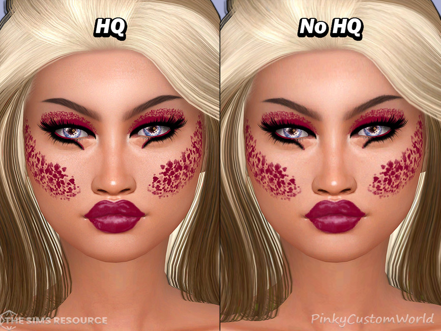The Sims Resource - Makeup Set N1 - Rave Solids Blush