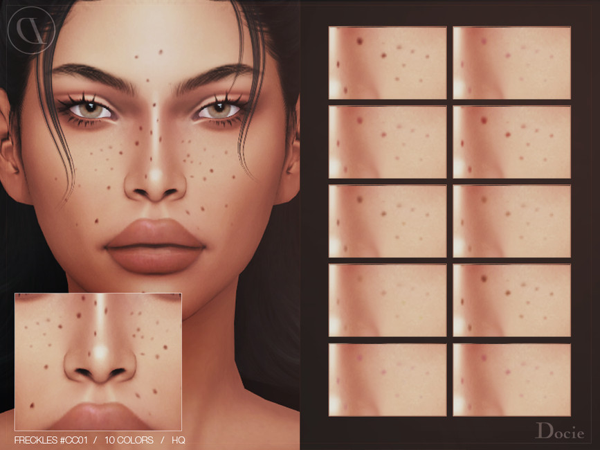 The Sims Resource - Freckles #CC01