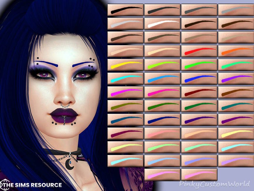 The Sims Resource - Eyebrows N1