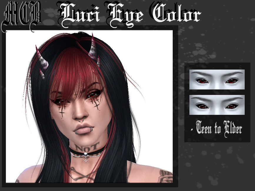 The Sims Resource - Luci Eye Color