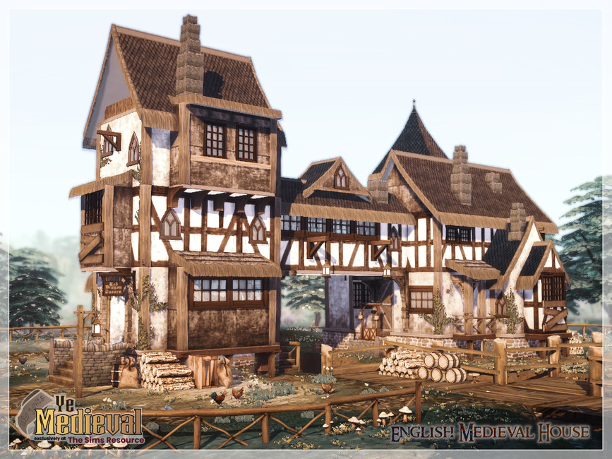 The Sims Resource - Ye Medieval English House CC only TSR