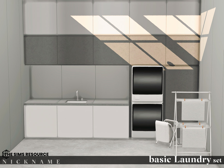 The Sims Resource - basic Laundry set