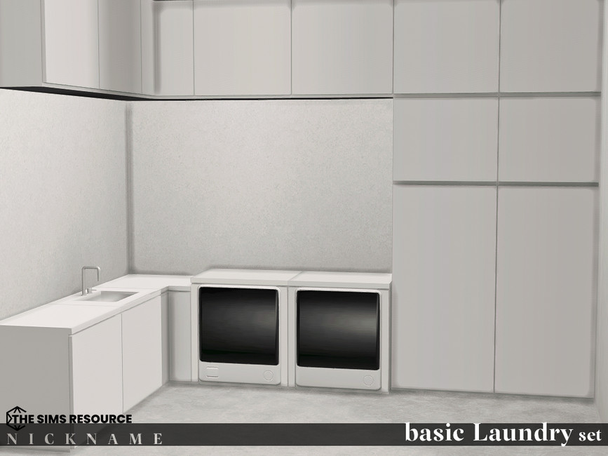 The Sims Resource - basic Laundry set