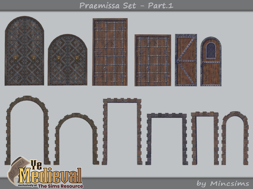 The Sims Resource - Ye Medieval - Praemissa Set Part.1