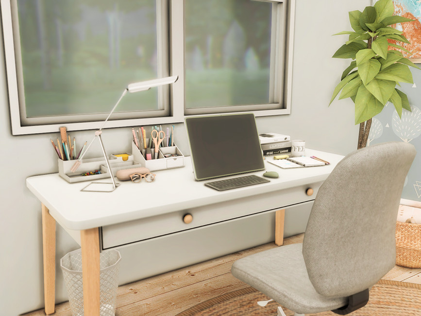 The Sims Resource - Aracely Office (TSR only CC)